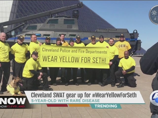 Cleveland SWAT Prepares to Support 5-year-old 'Bubble Boy' With Yellow ...