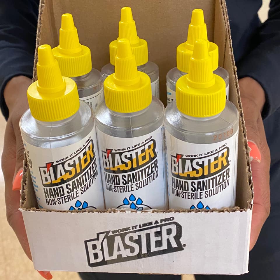 Blasting Away Germs - The Cleveland Police Foundation