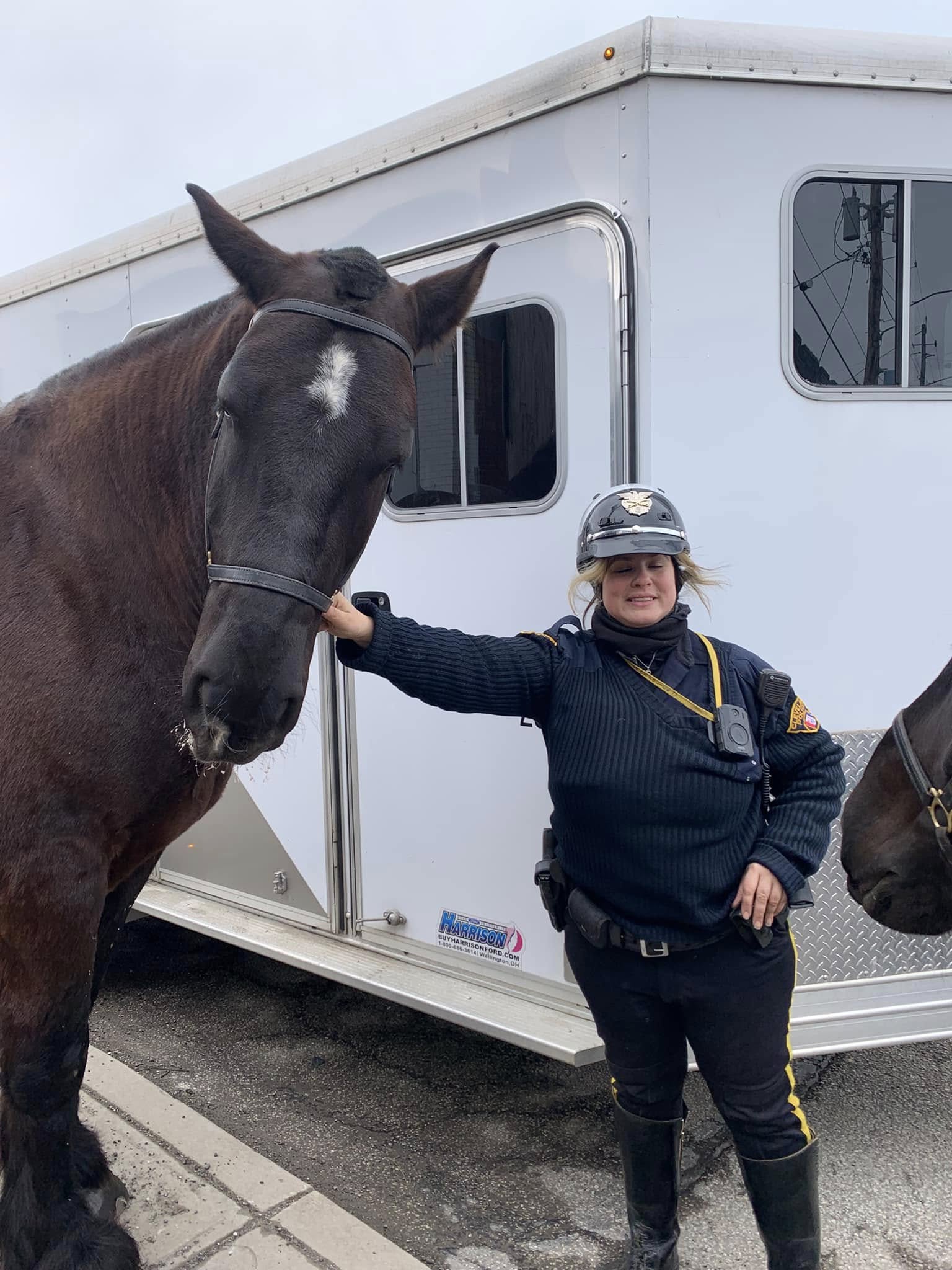 Cleveland Mounted Unit Joins Kurentovanje Parade - The Cleveland Police ...